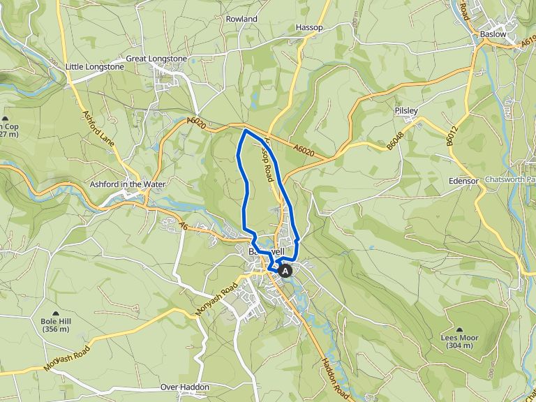Bakewell & Hassop on the Monsal Trail loop — Peak District National ...